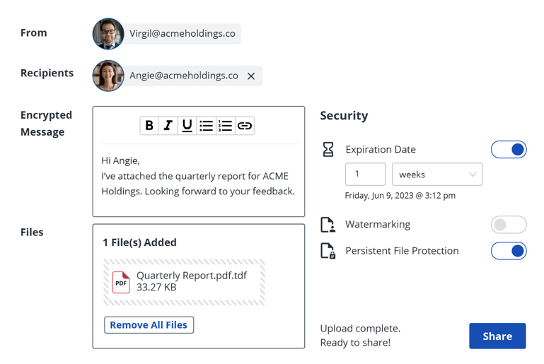 Welcome to Virtru: Get Started with Secure Share