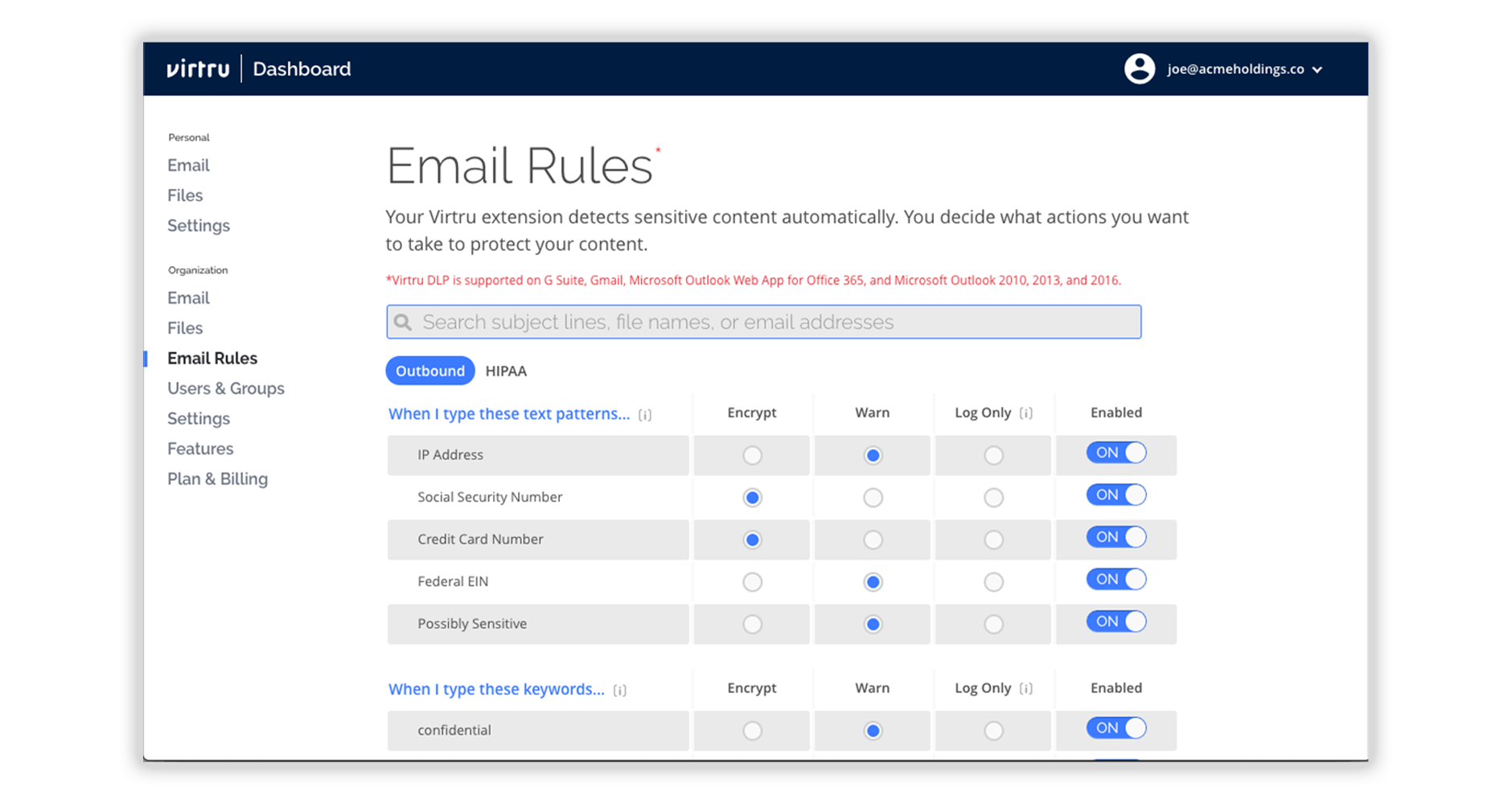 ITAR Compliant Email and File Sharing | Virtru
