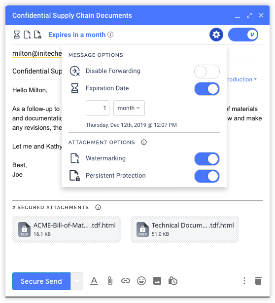 ITAR Compliant Email and File Sharing | Virtru