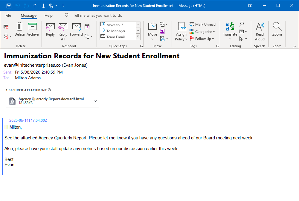 Student Data Privacy Email Encryption| Virtru